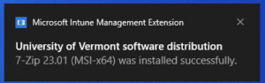 Windows – Intune Application Installation – UVM Knowledge Base