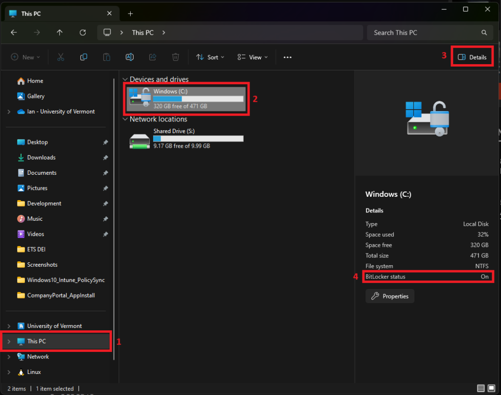 Windows – Intune Bitlocker Recovery – UVM Knowledge Base