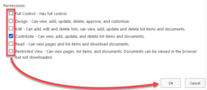 SharePoint Online – Permissions Management – UVM Knowledge Base