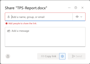 Microsoft 365 – Default Sharing Settings – UVM Knowledge Base