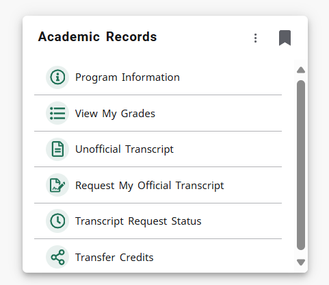 myUVM – Academic Records for Students – UVM Knowledge Base