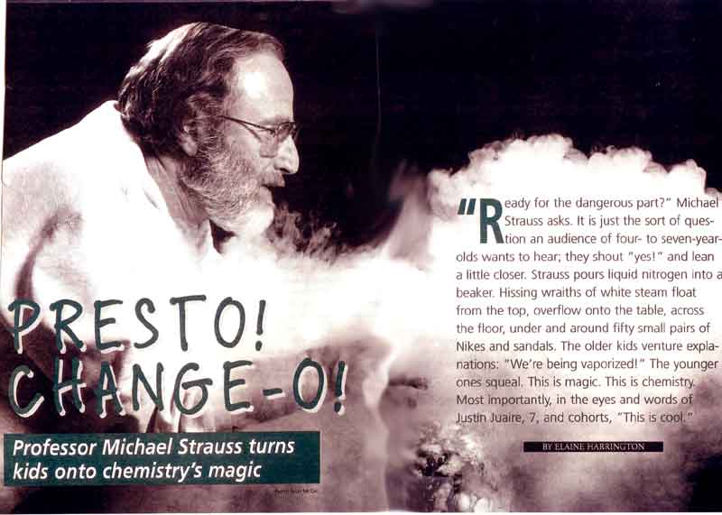 The Homepage of Dr. Michael Strauss, Professor of Chemistry ...