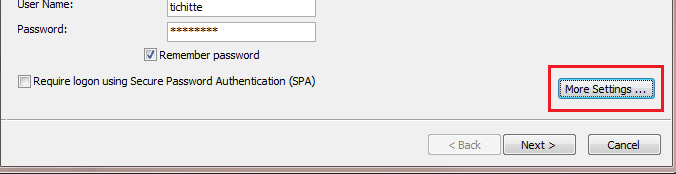 16. On the ‘Sent Items’ tab, choose ‘Save sent itemsin the following folder on the server:’ and ...